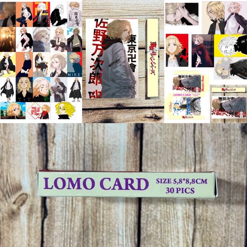 Set of 30 Lomo card photos Mikey Manjino Sano Tokyo revengers/ Lomo ...