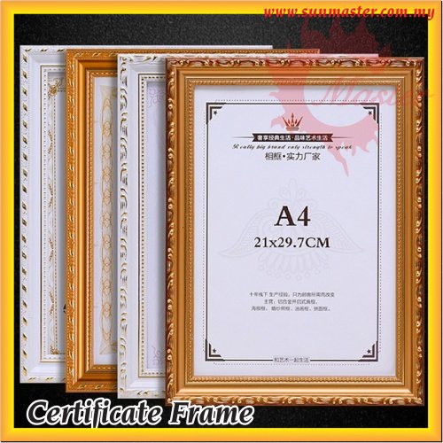 A4 Certificate Frame | Photo Frame | PHOTO DECO FRAME / DOCUMENT FRAME | Frame Gambar | 相框 ...