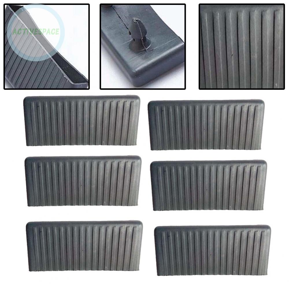 65 X 9mm 6pcs Bed Slat Black Plastic Replacement Bed Slat Cap End Cap ...