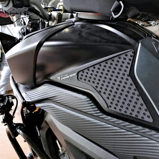 Yamaha MT09 Tracer Side Tank Pad Motorcycle Side Fuel Tank pad ...