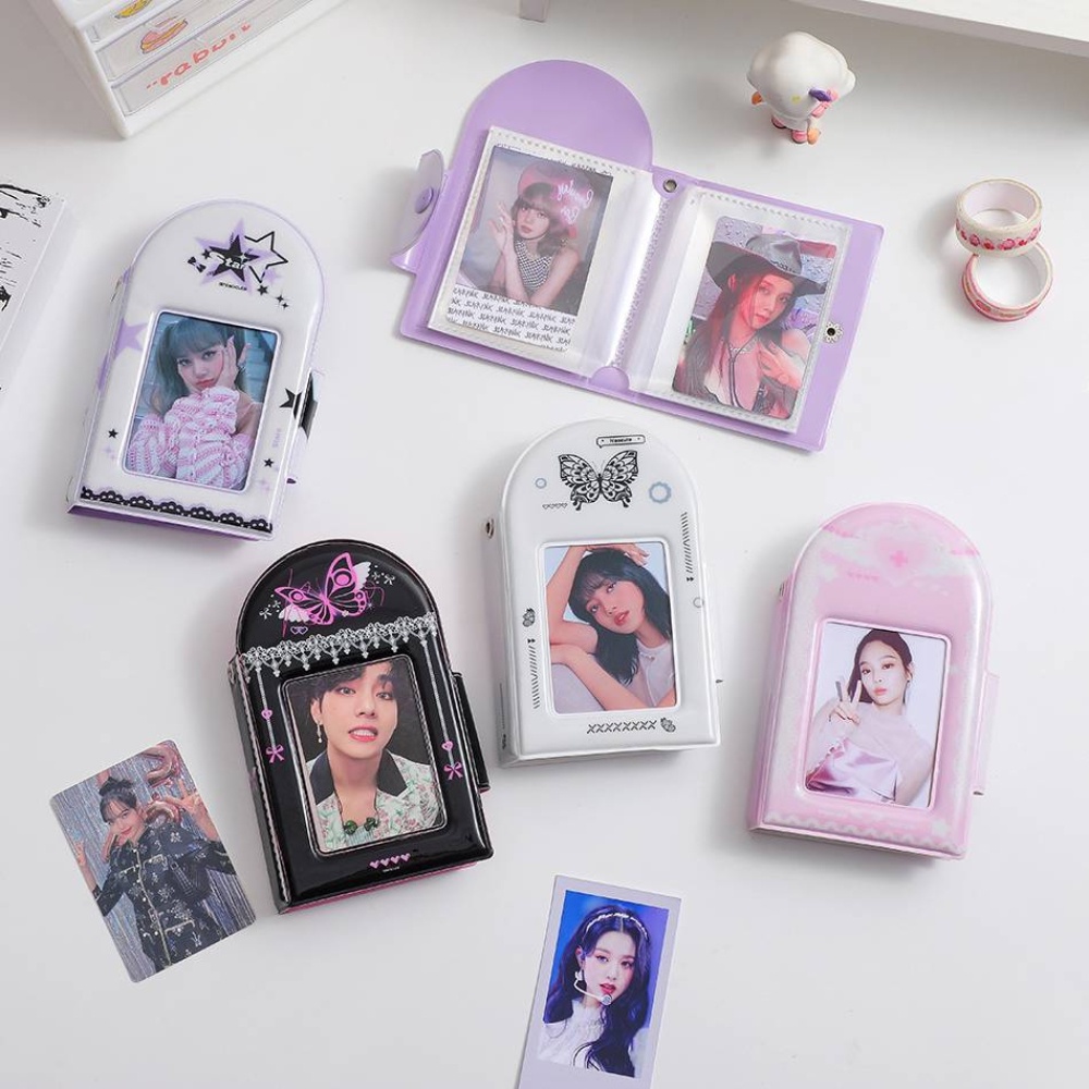 3 Inch Butterfly Photo Album 40 Pockets PP Material Ins Korean Kpop ...