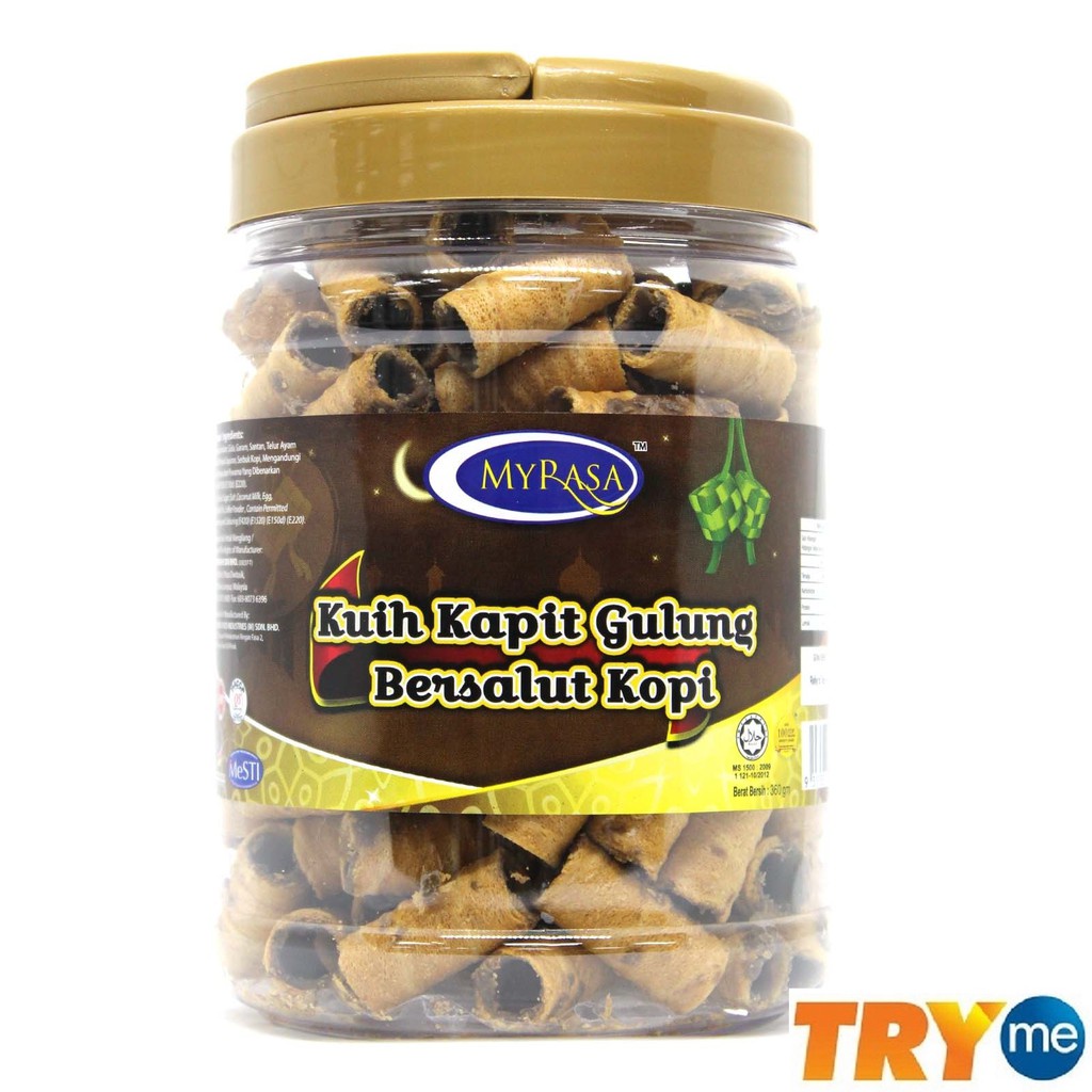 Myrasa Biscuit Raya Kuih Gulung Kopi Susu - 360g | Shopee Malaysia