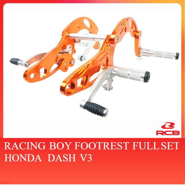 RACING BOY FOOTREST 100% ORIGINAL HONDA DASH V3 FULL SET | Shopee Malaysia