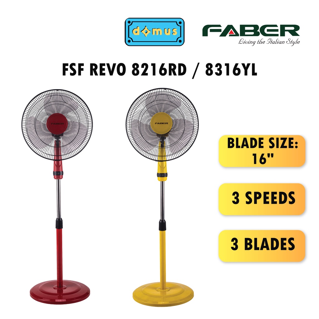 Faber 16 Inch Stand Fan Kipas Angin Berdiri Murah Berkualiti 16 ...