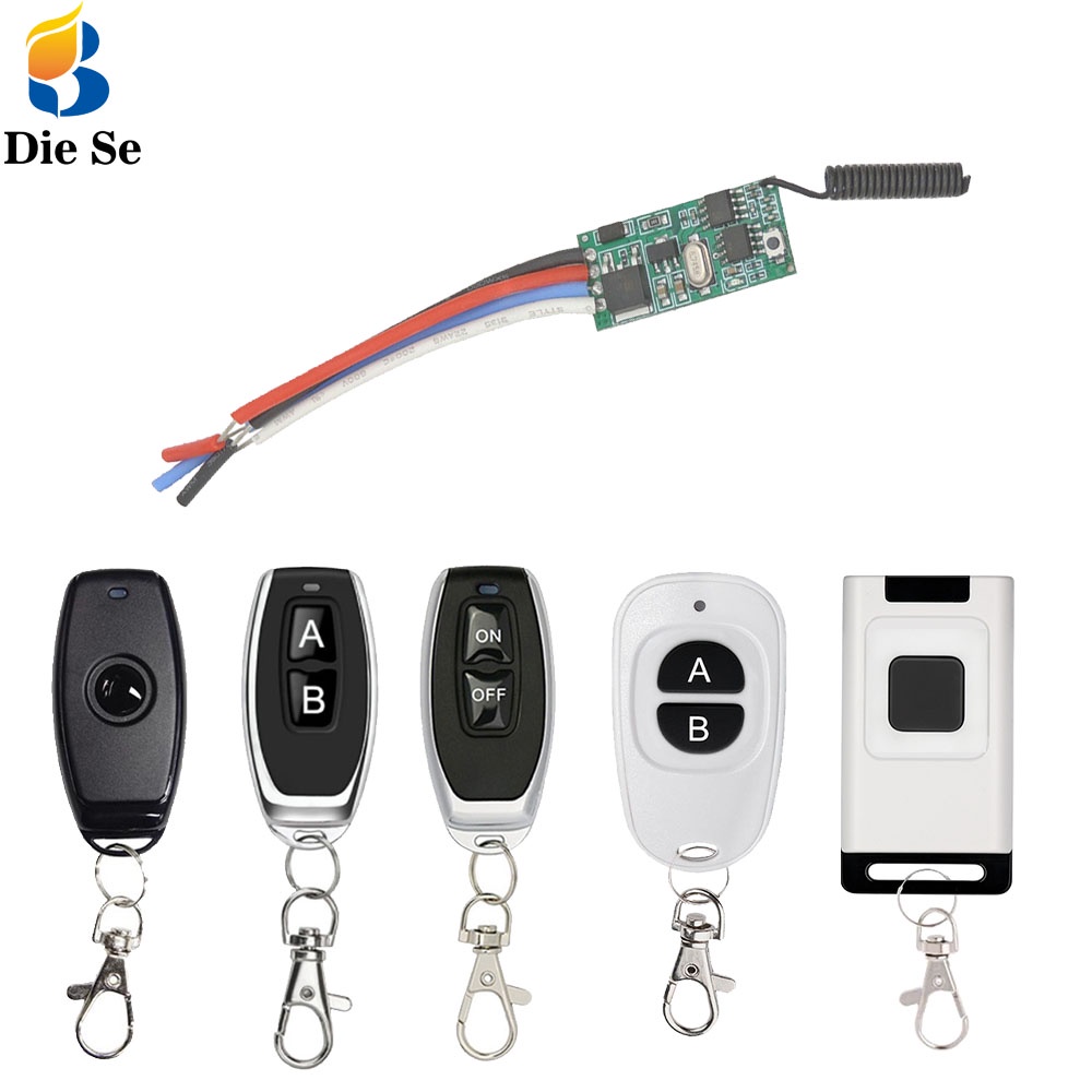 Diese 3.6V 6V 12V 24V Mini Remote Control Switch Module,433MHz Wireless Light/LED/Bulb ...