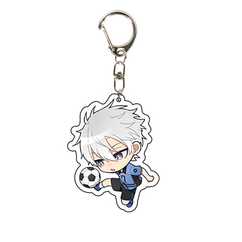 Anime Blue Lock Arcylic Keychain Cartoon Figure Isagi Yoichi Bachira ...