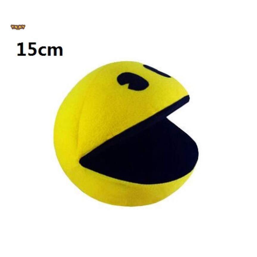 1 Pcs. Pixels Movie Pacman Stuffed Toy Doll, Pac Man Pac-man Smiling ...