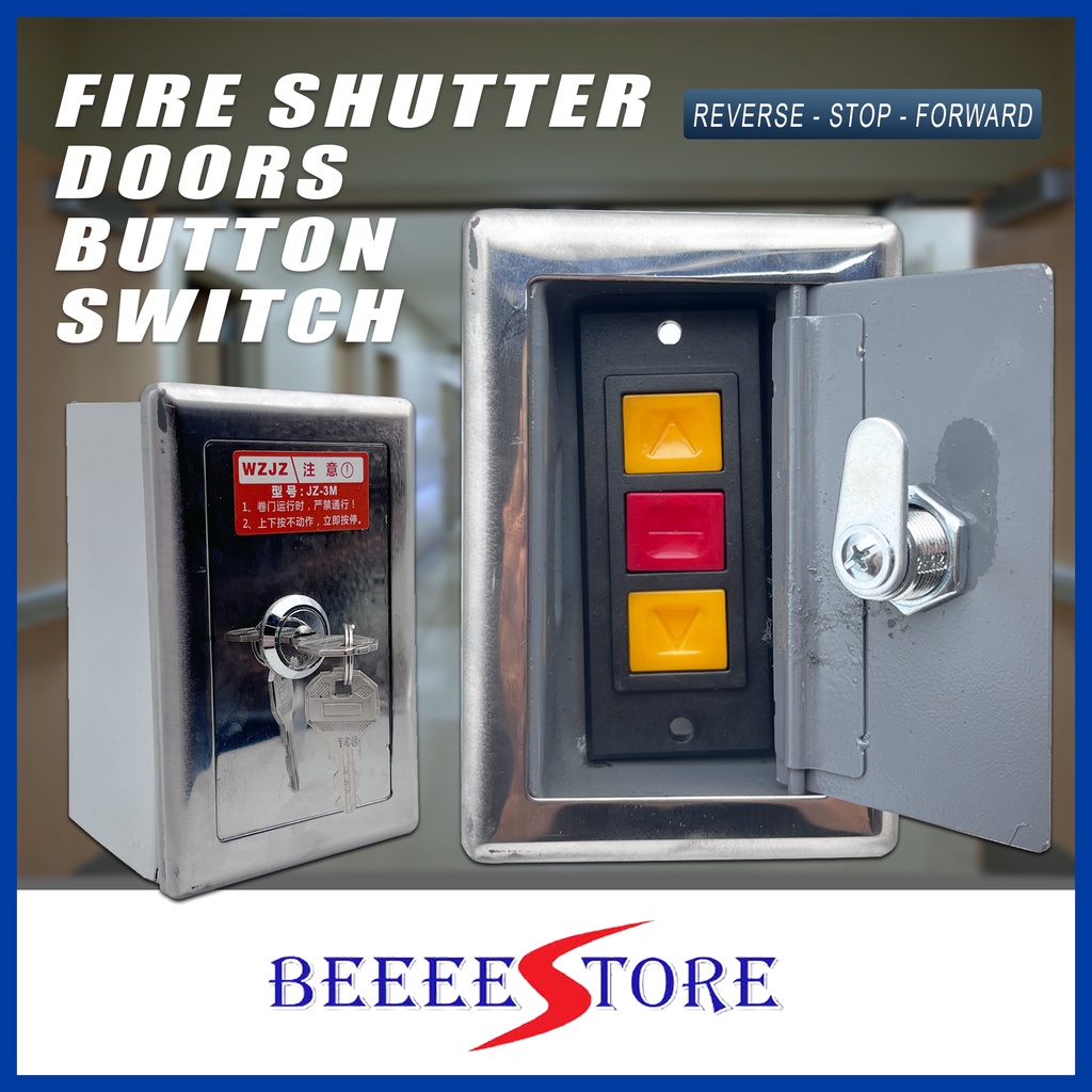 JZ-3M ️3 Channel Door Roller Electric Switch Lockout Box, Surface ...