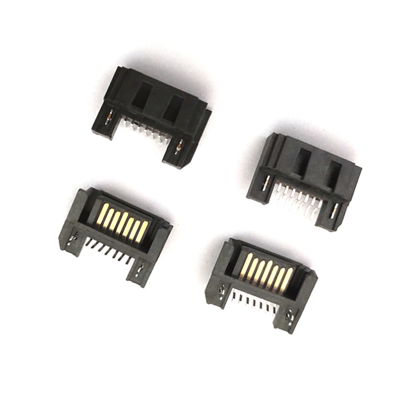 2pcs/lot SATA Hard Disk Interface Adapter Socket DIP/SMD Type SATA Male ...