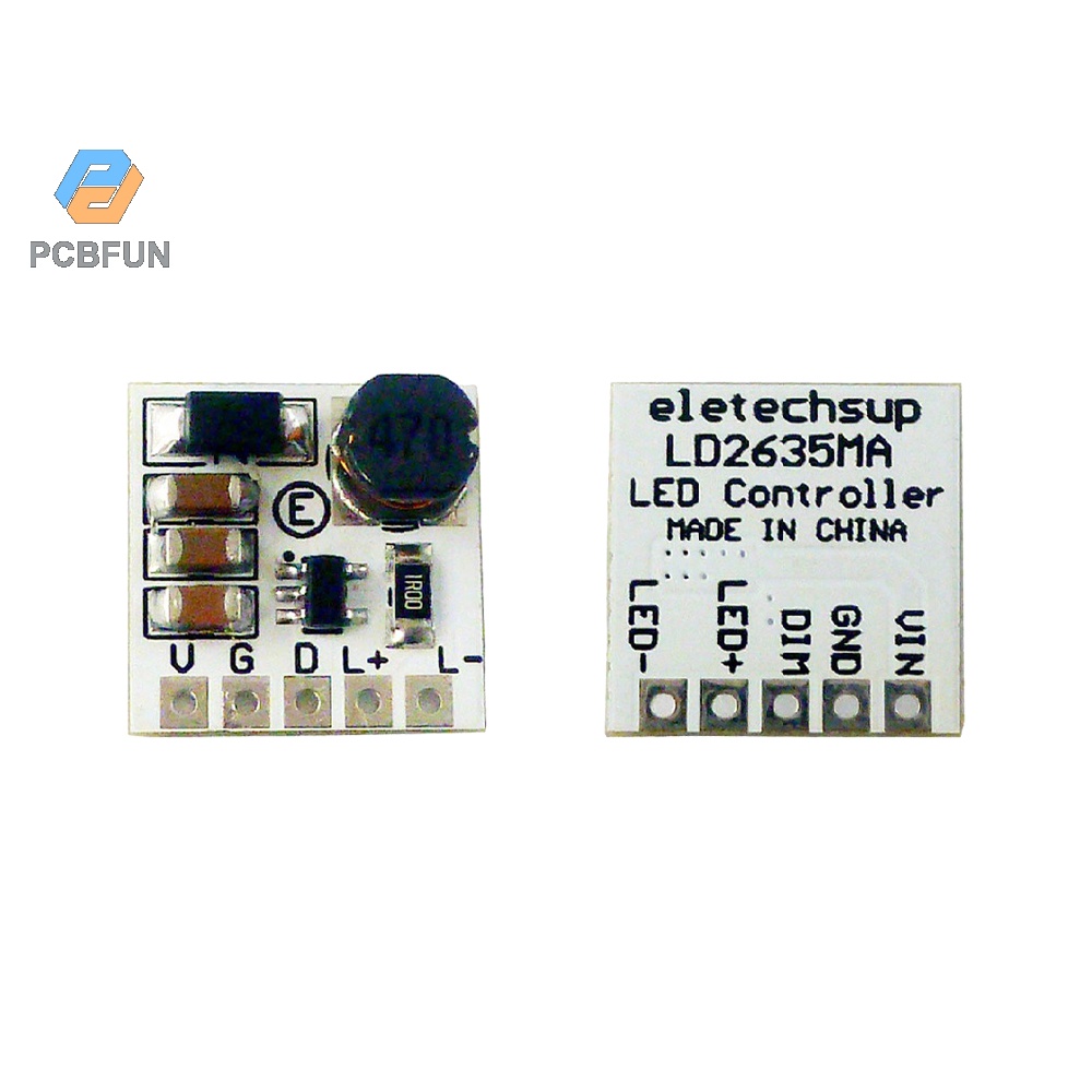 Pcbfun 1-10PCS DC 5-27V Step-down LED Driver Module Adjustable PWM ...