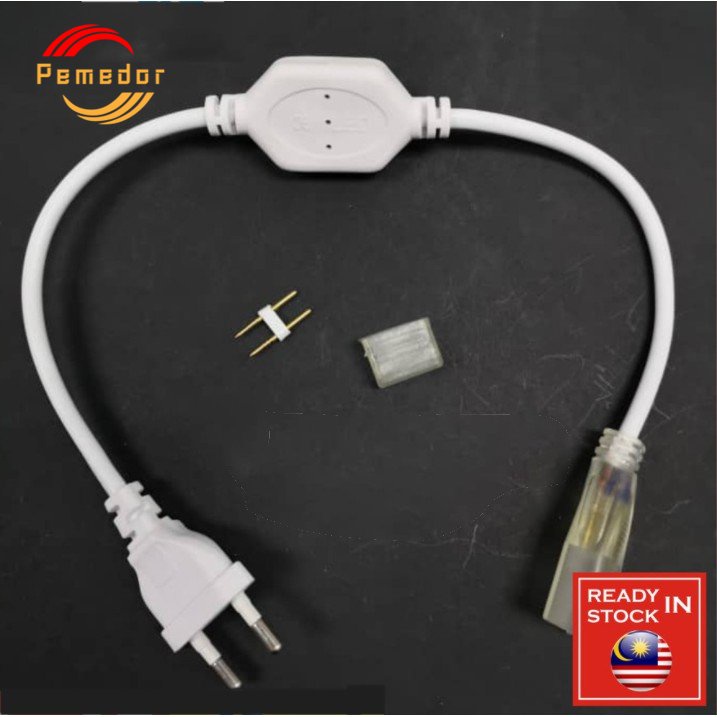 EU PLUG for Neon Strip Light 8×16mm | Shopee Malaysia