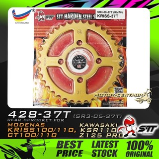 GEGANCU BELAKANG STT HARDEN STEEL REAR SPROCKET (SR3-05-37T) 428-37T ...