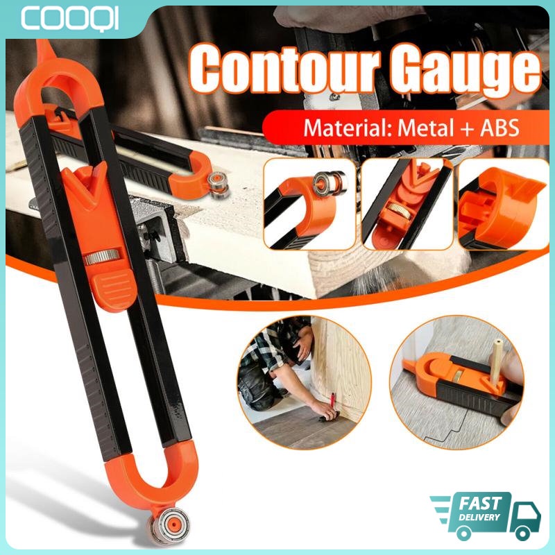 READY STOCK Profile Scribing Ruler Contour Gauge with Lock Adjustable ...