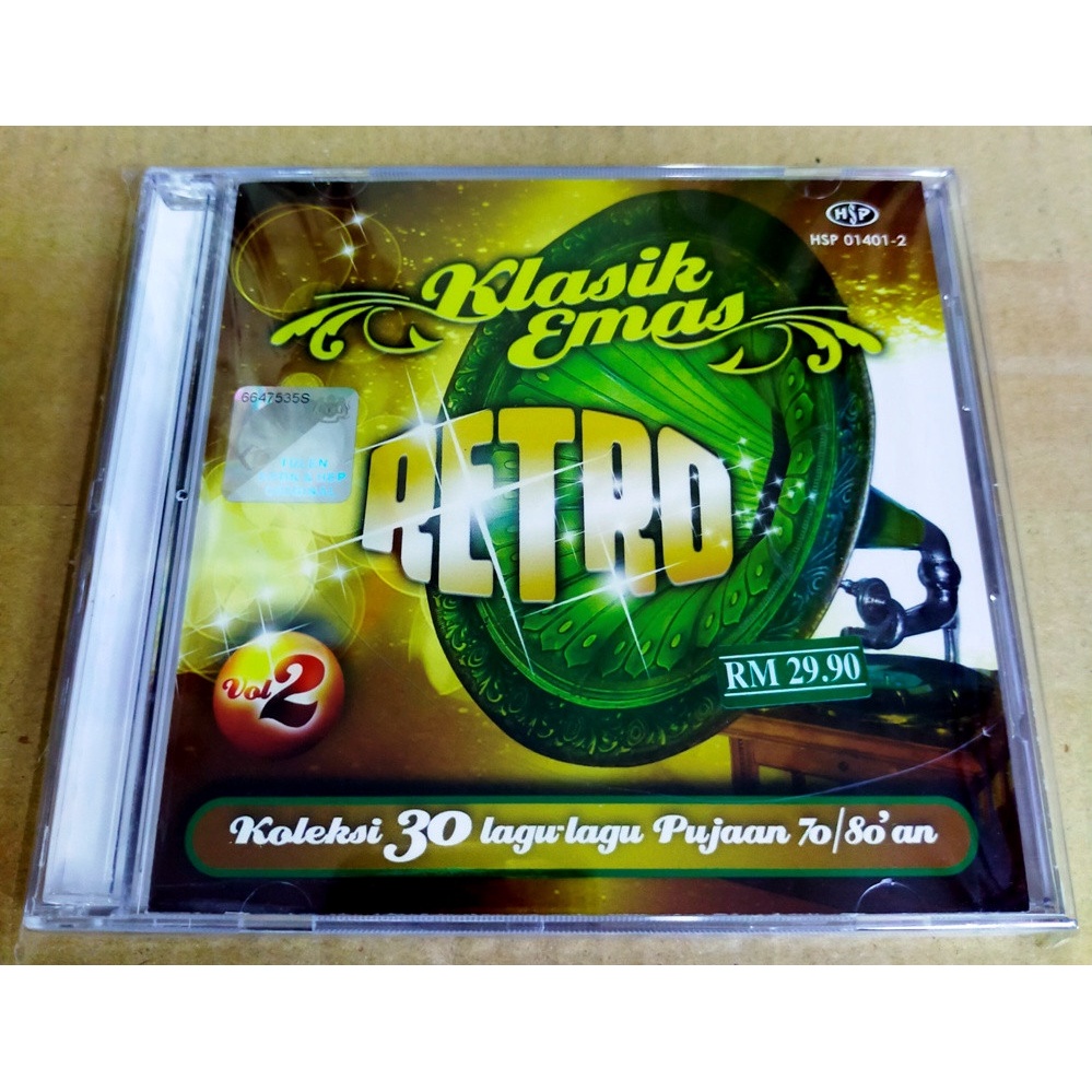 Klasik Emas Retro Vol.2 CD Koleksi 30 Lagu Pujaan 70-80'an M. Daud ...