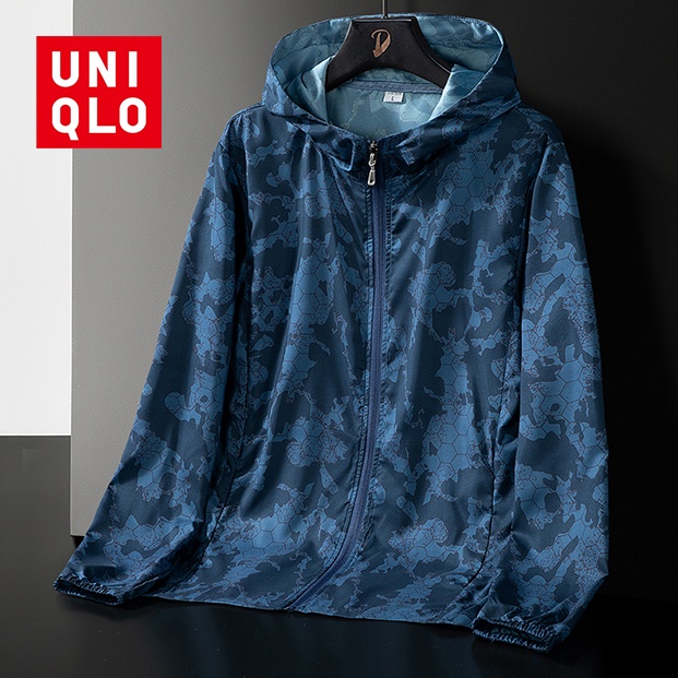 Uniqlo Men's Sun Protection Jacket Outdoor Camouflage UV Protection ...