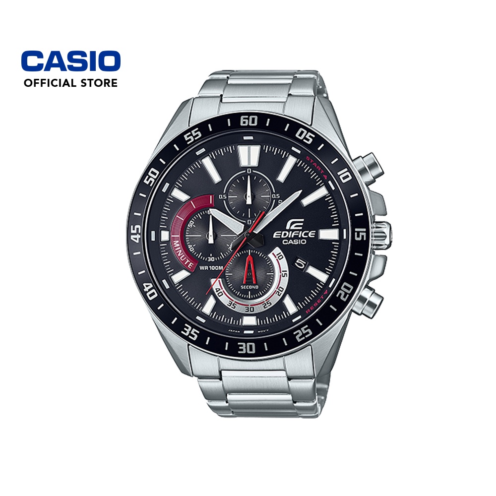 Casio Edifice EFV-620D-1A4V Silver Stainless Steel Men Watch | Shopee ...