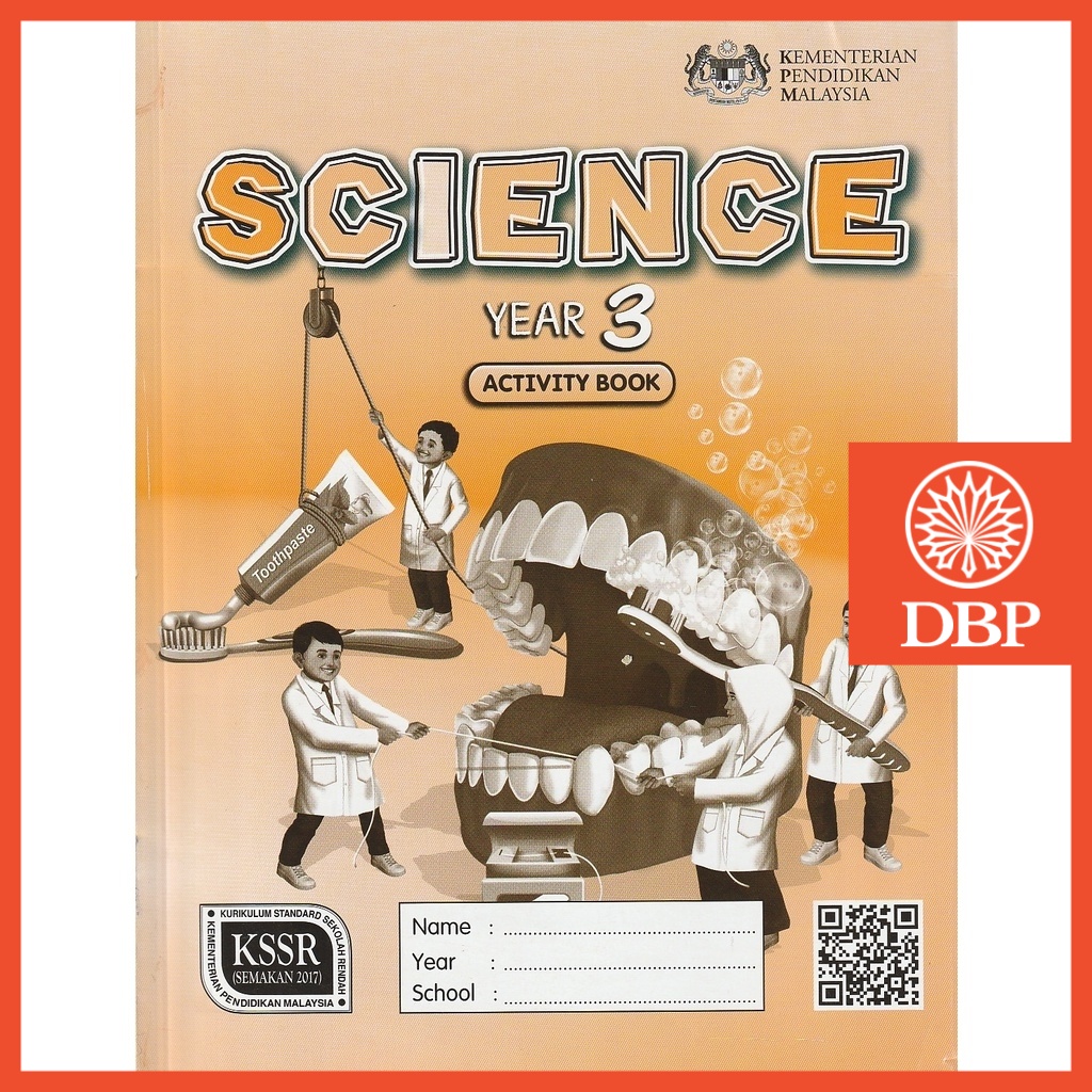 [DBP] Buku Aktiviti Teks Tahun 3 Science (DLP/English Version) | Shopee Malaysia