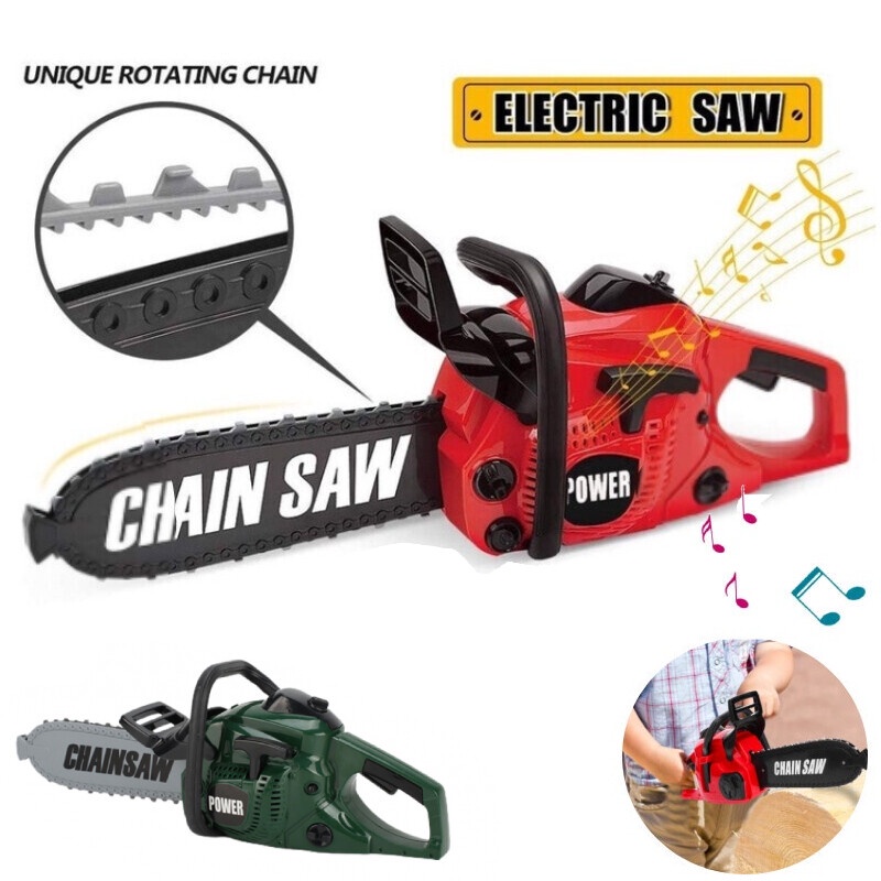 Kids Electric Chainsaw Toy,Power Construction Tool Electric Chainsaw ...