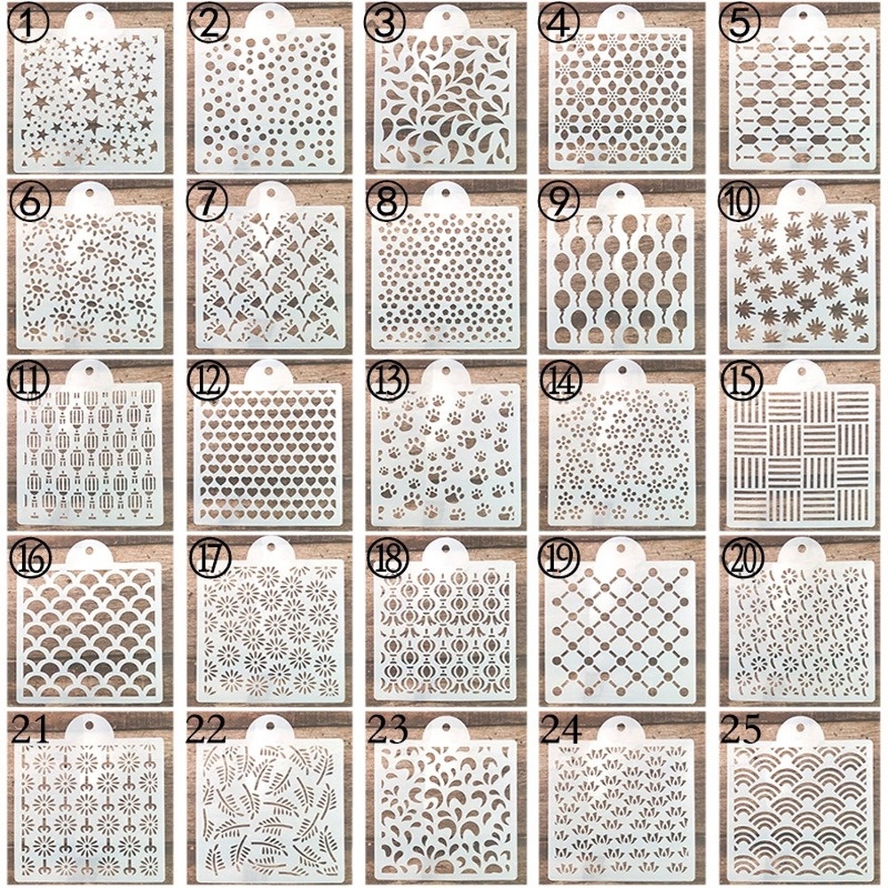 New 15*17.5cm European Classic Pattern Hollow Cake Stencil Baking Sugar ...