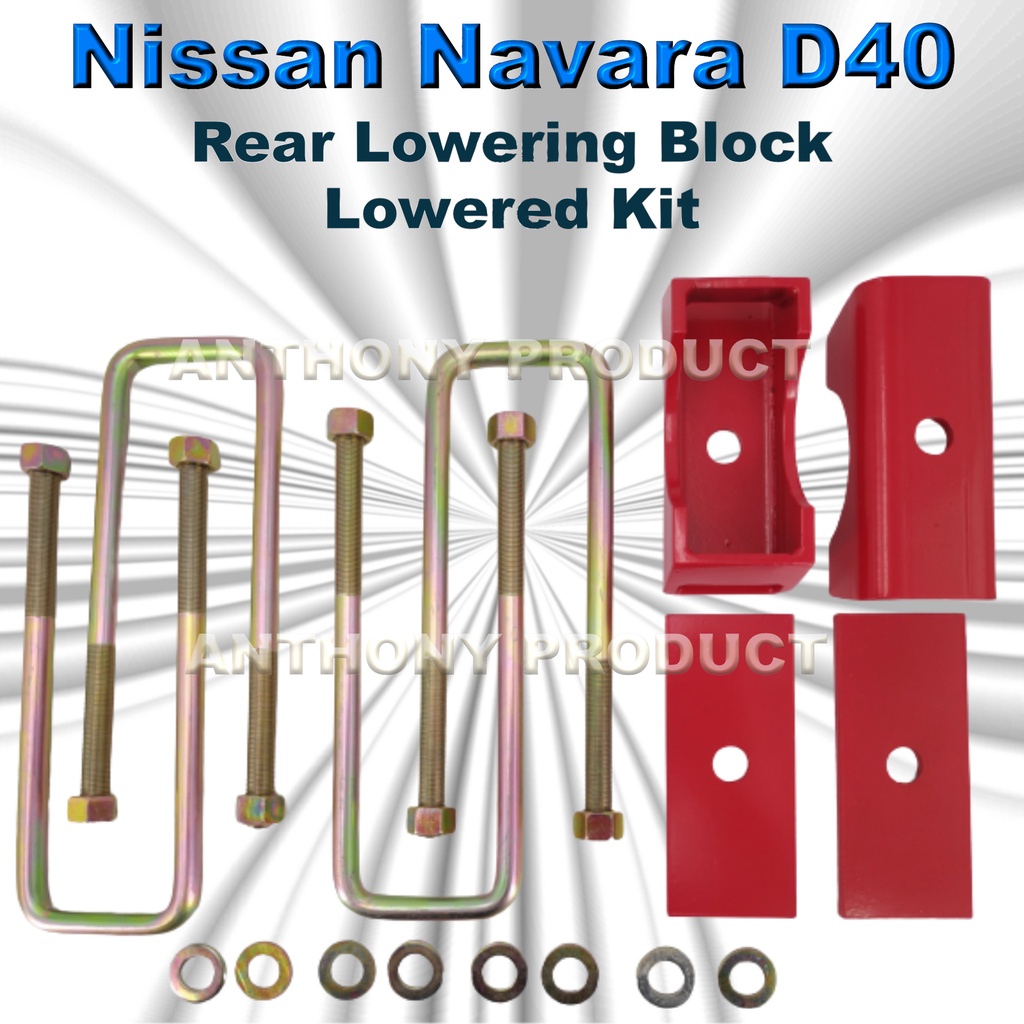 4X4 Rear Lowering Block Kit Hilux Ranger Navara Triton | Shopee Malaysia