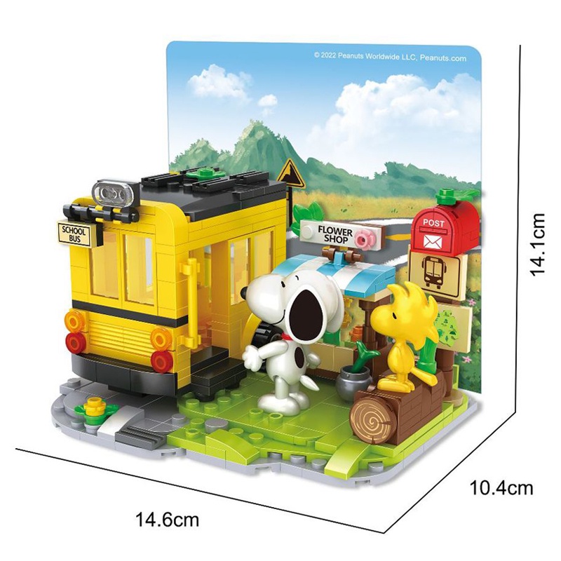 17 Models Snoopy Building Blocks PEANUTS Good Friend Diverse Life ...