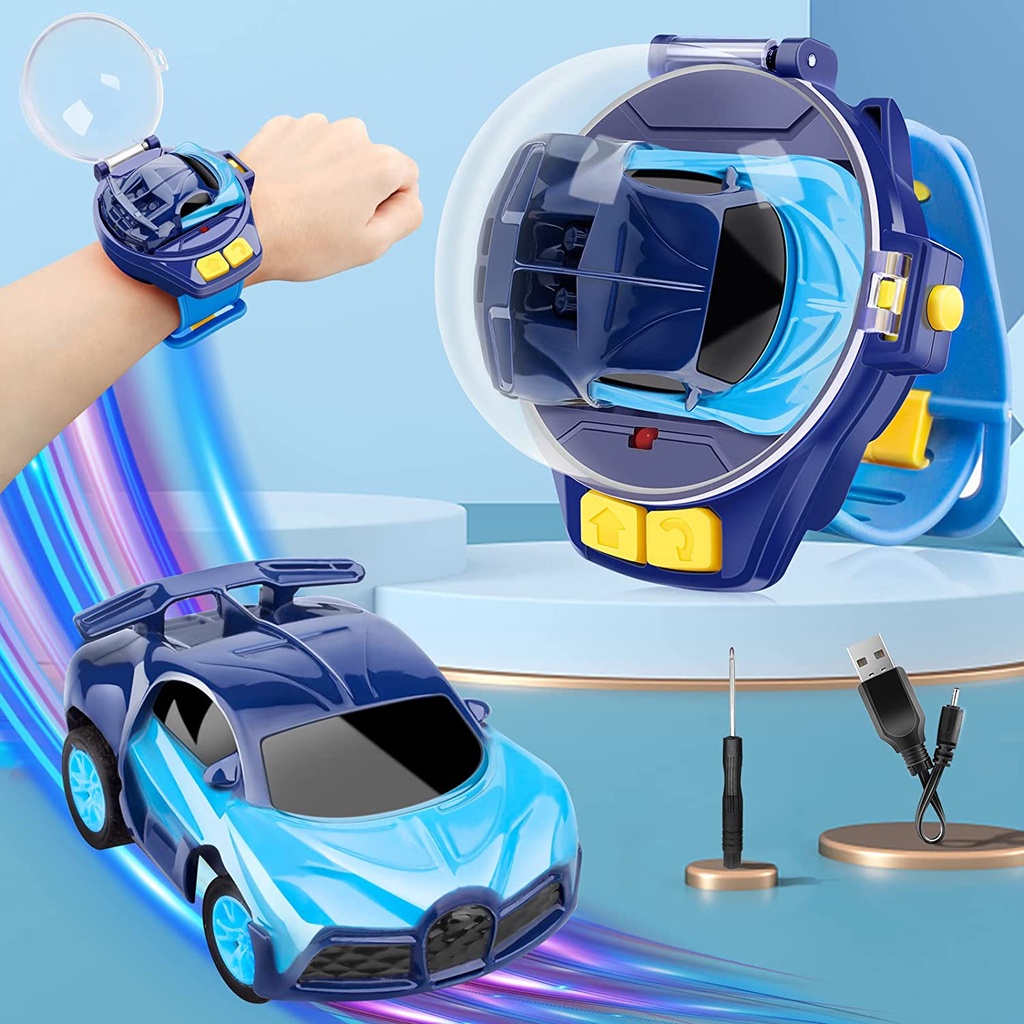 Mini Watch Remote Control Car Cute Wrist Racing RC Car For Kids Gift ...