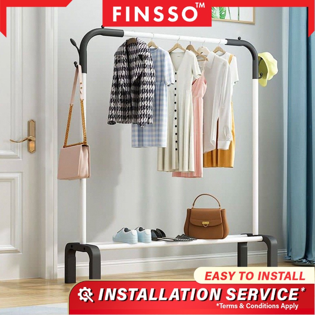 Finsso : ROSARIO Space Save Rak Baju Besi Ampaian Baju / Hanging Rack ...