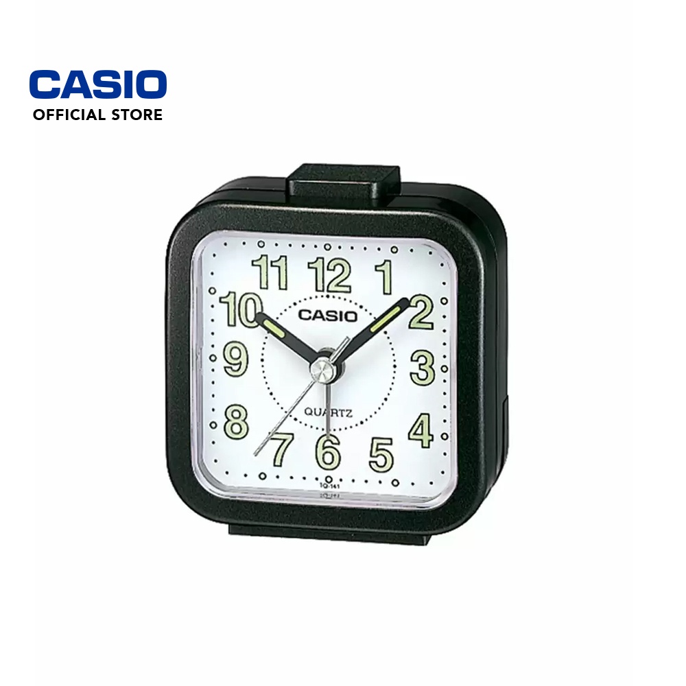 Casio TQ-141-1 Black Analog Desk Alarm Clock | Shopee Malaysia