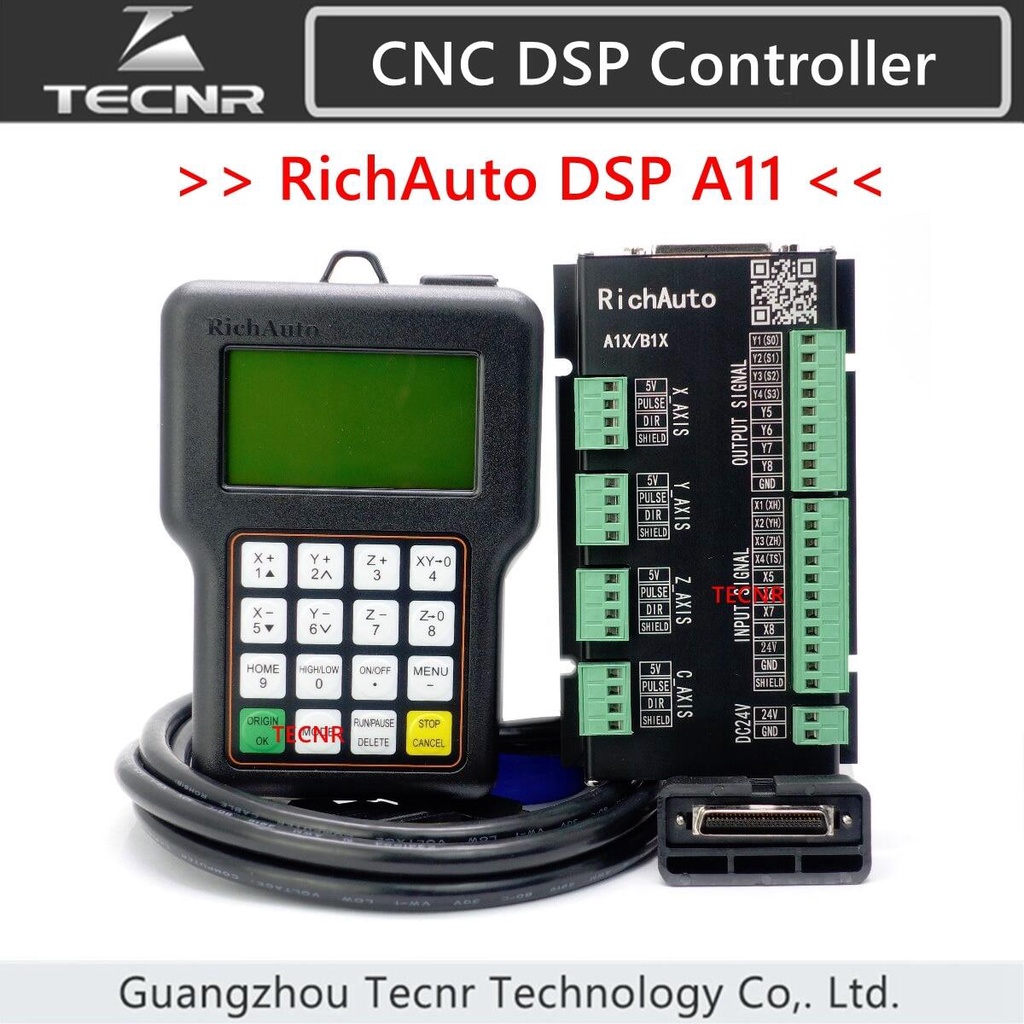 DSP A11 CNC Controller A11S A11E A11C 3 Axis Motion Controller Remote for CNC Engraving Cutting ...