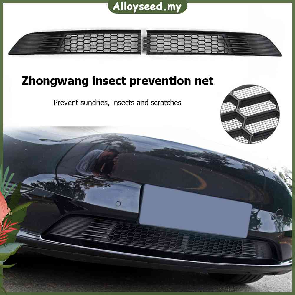 Alloyseed 【High Quality】 For Tesla Model 3 Model Y Front Bumper Hood ...