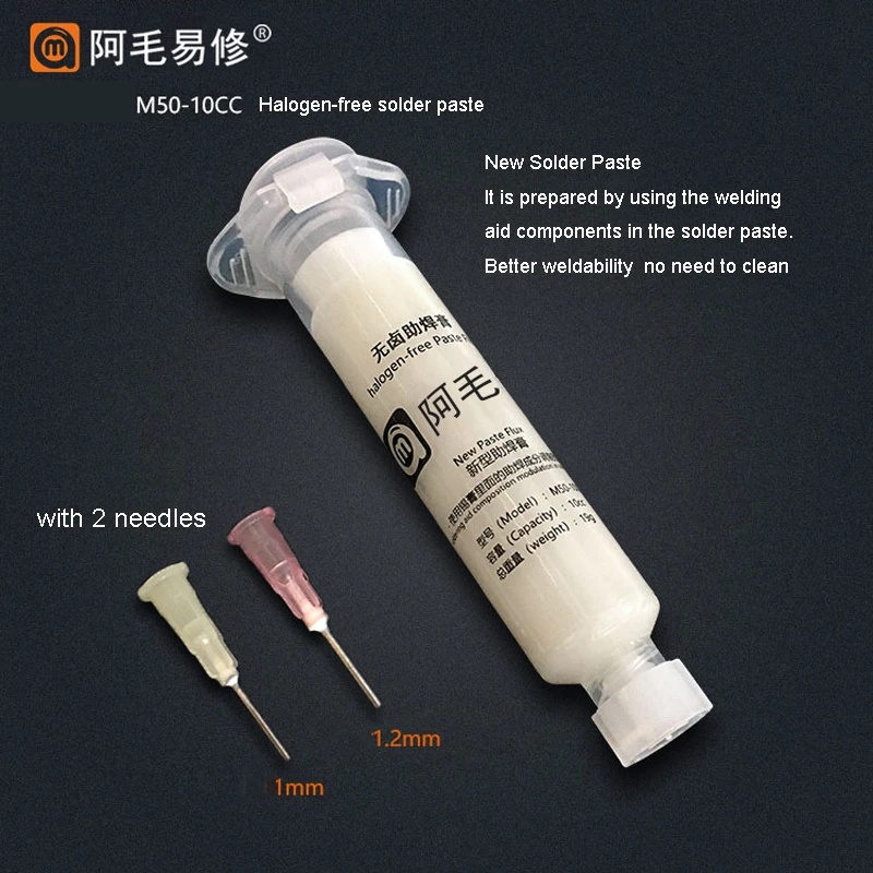 AMAOE M53-10cc M51-15cc M159 Halogen-Free Solder Paste Flux Oil for ...
