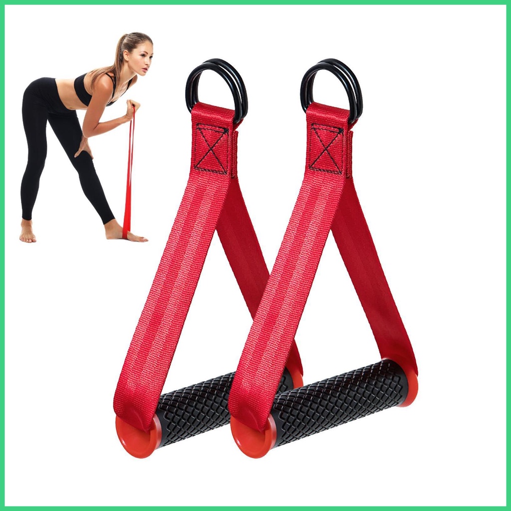 Ring Pull Rope Gym Handle Extra Wide Foam Grips For Fitness Cross Fit ...