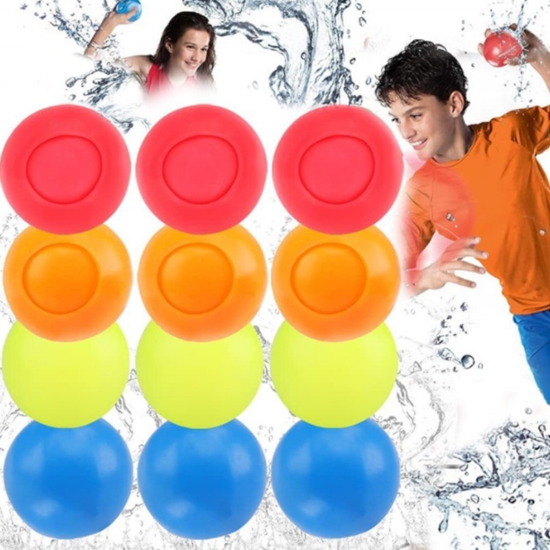 Reusable Water Balloons Self Sealing Quick Fill Splash Water Balls ...