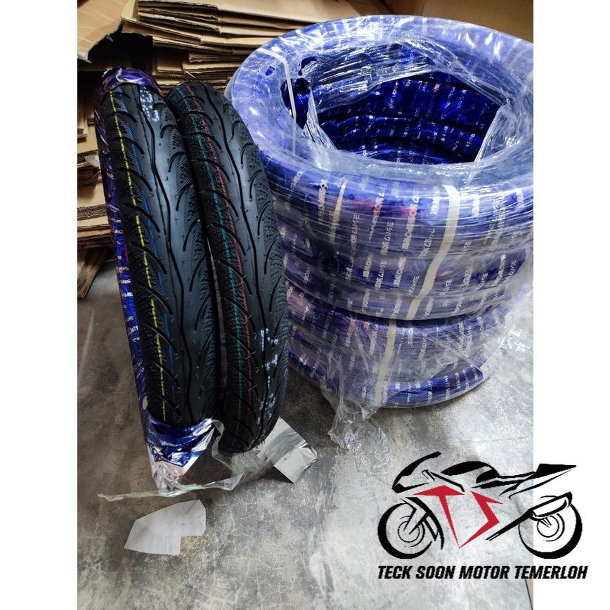 TAYAR MOTOR TUBELESS (Yoshipower) 70/90 - 17 80/90 - 17 bunga maxxis ...