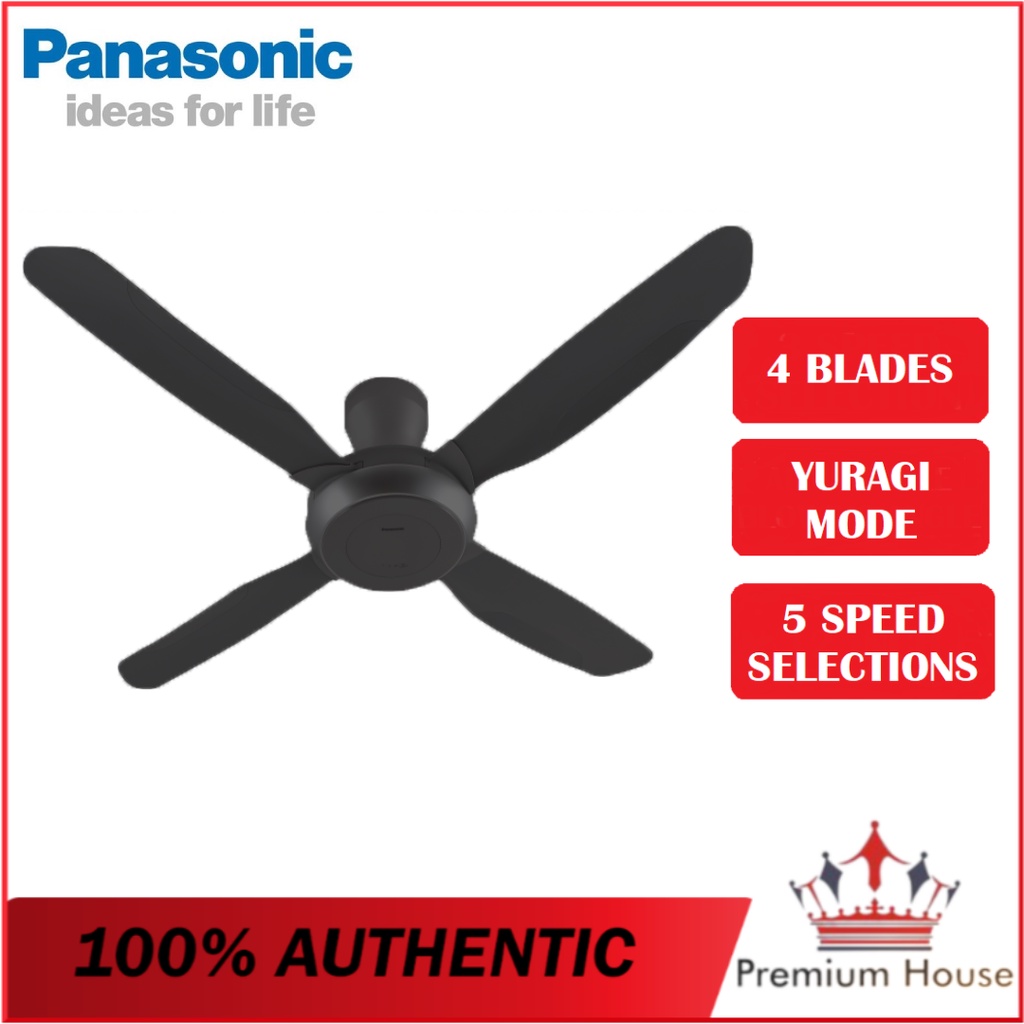 PANASONIC 56" 4 BLADES CEILING FAN F-M14FEVBKH / F-M14FE | Shopee Malaysia