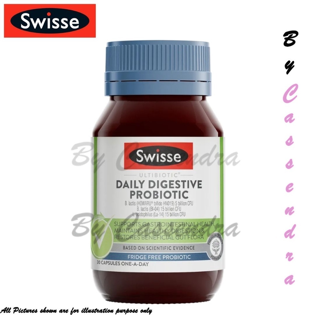 [100% from AUS] SWISSE Daily Digestive Probiotic (30 capsules) | Shopee ...