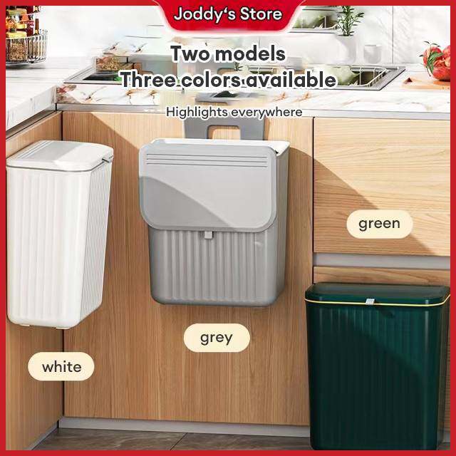 9L Wall Mounted Trash Can Kitchen Cabinet Storage Smart Bucket For ...