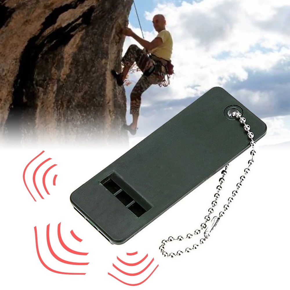 3-Frequency Whistle High Decibel Survival Whistle Portable Keychain ...