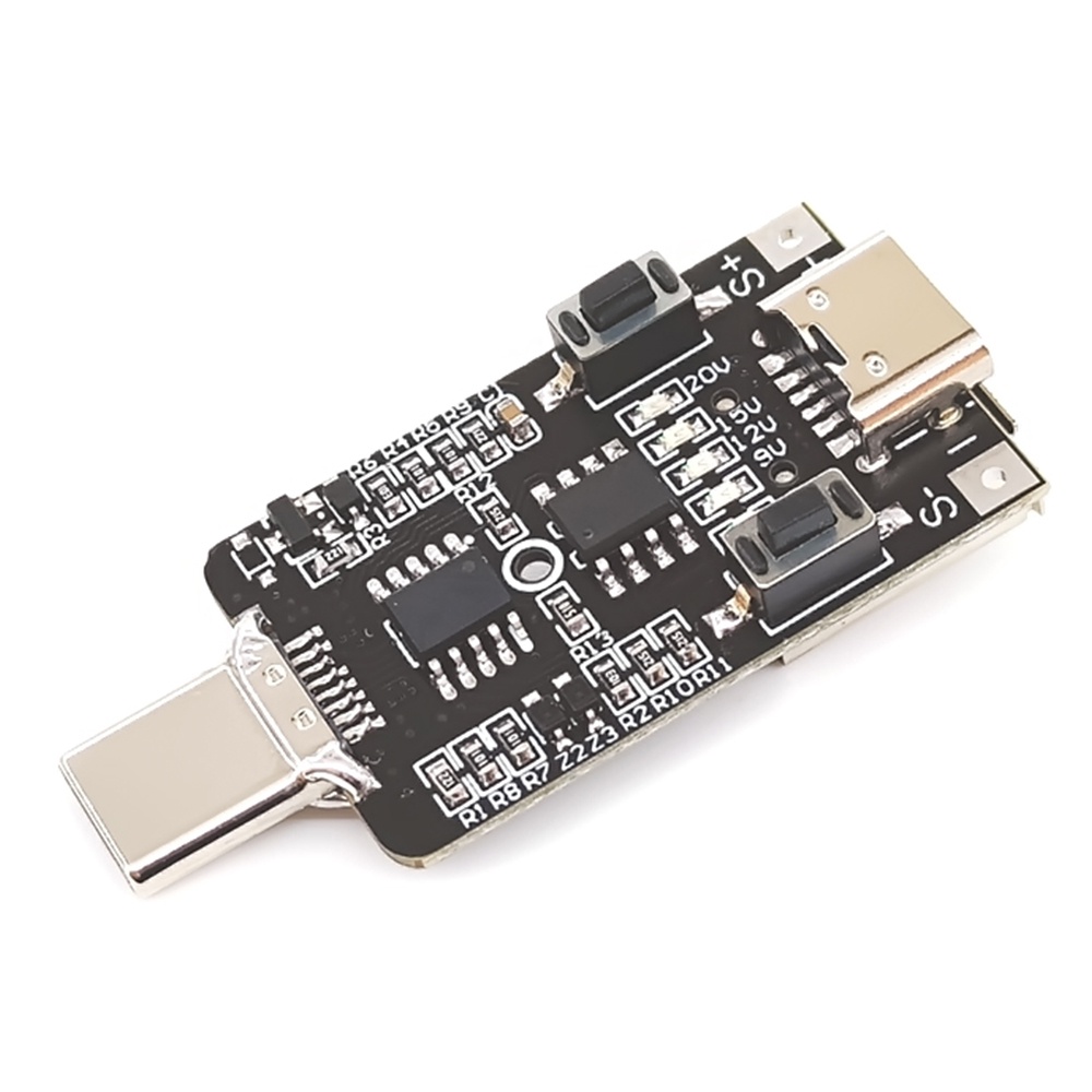 DIYMORE USB-C PD QC Trigger 9V 12V 15V 20V DC Adjustable Voltage Power ...