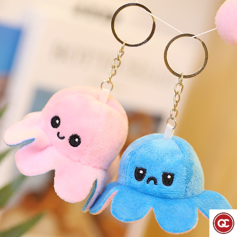 QC Reversible Octopus Angry Octopus Flip Octopus Doll Reversible ...