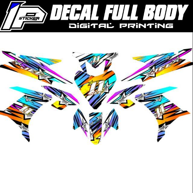 Decal Sticker - Dekal Sticker full body JUPITER MX 135 Design 013 ...