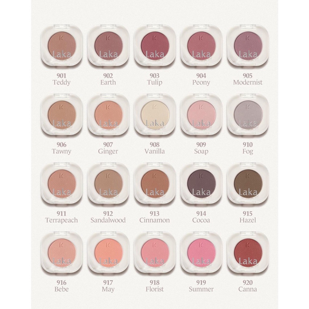 [LAKA] Mono Eyeshadow (20 colors) | Shopee Malaysia