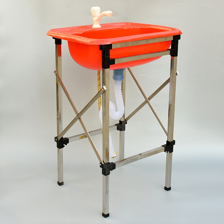 Plastic Basin with Foldable Stand / Sinki Plastik Rack Lipat Sink Rak ...