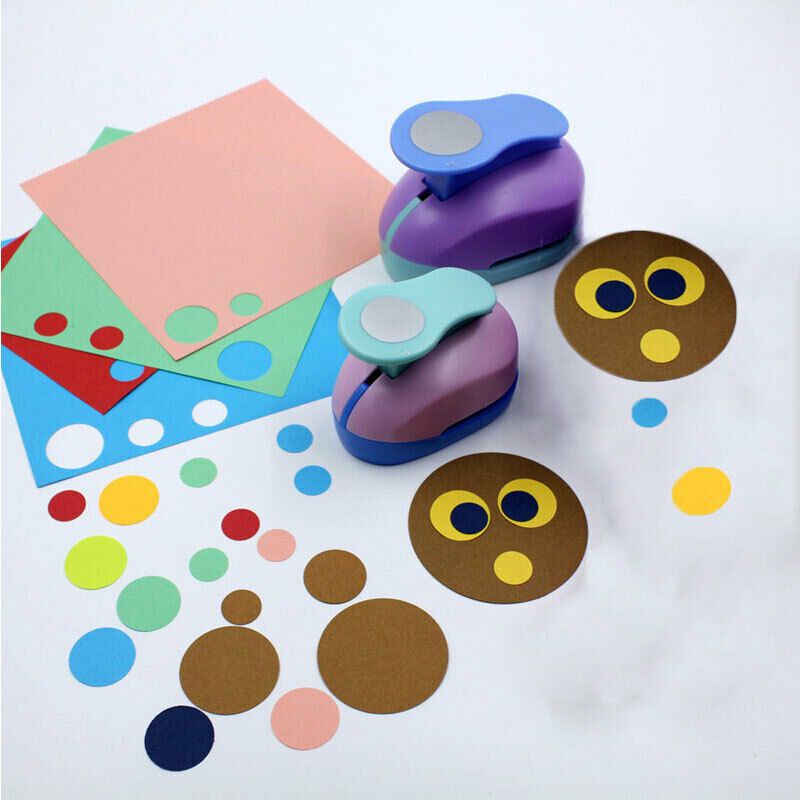 Kamei DIY Round Hole Punch Paper Shaper Cutter Embossing Making Cards ...