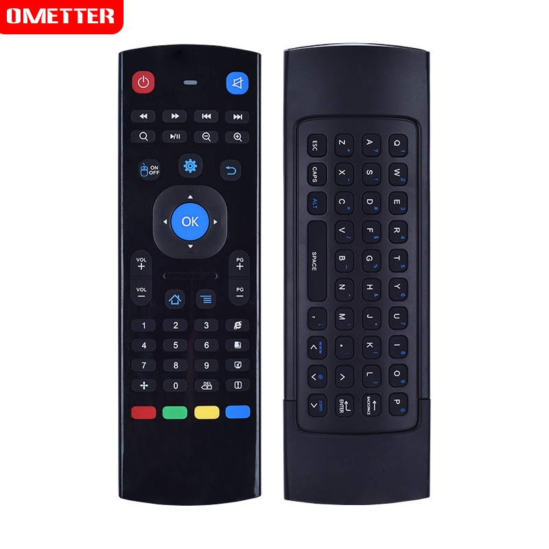 JT MX3 Air Fly Mouse Wireless Remote Control - Black (JT-MX3-AFM ...