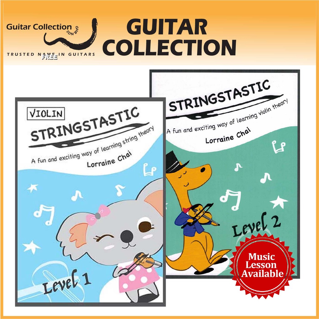 Stringstastic Violin Theory Book Level 1 & 2 - by Lorraine Chai | Shopee Malaysia
