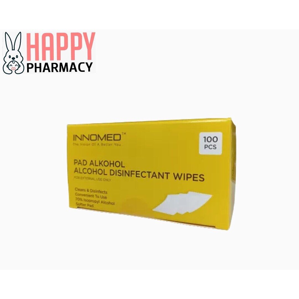 INNOMED ALCOHOL SWAB 100'S INNOMED ALCOHOL PAD 100'S ALKOHOL SWAB ...