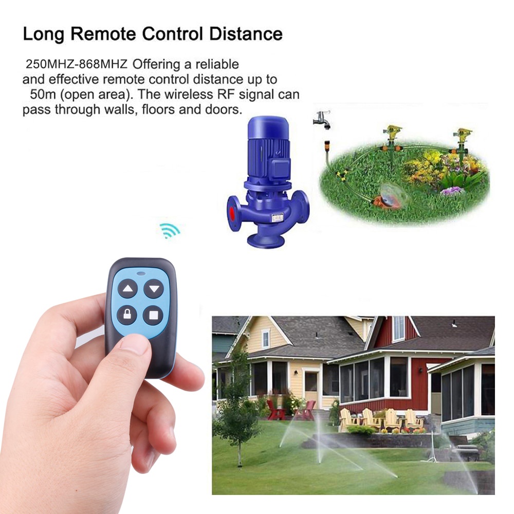 282-868Mhz RF Duplicator Remote Control Auto Copy Remote Control Fixed Code 433mhz 315Mhz ...