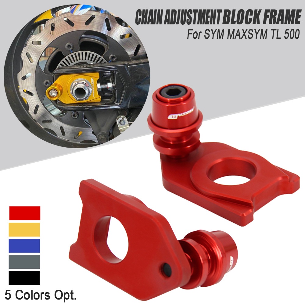 SYM MAXSYM TL500 Chain Adjustment Block Frame c/w MAXSYM logo | Shopee ...