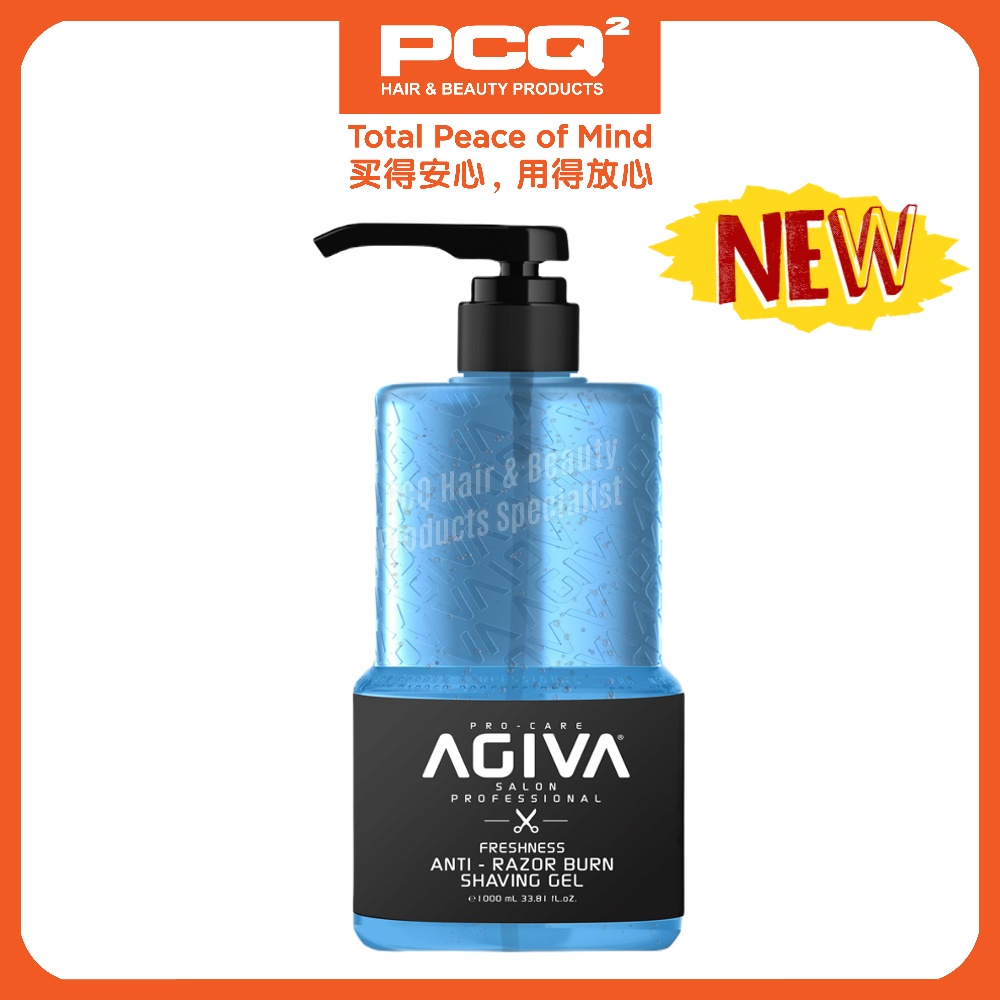 AGIVA New Shaving Gel 500ml/1000ml - Anti Razor Burn | Shopee Malaysia